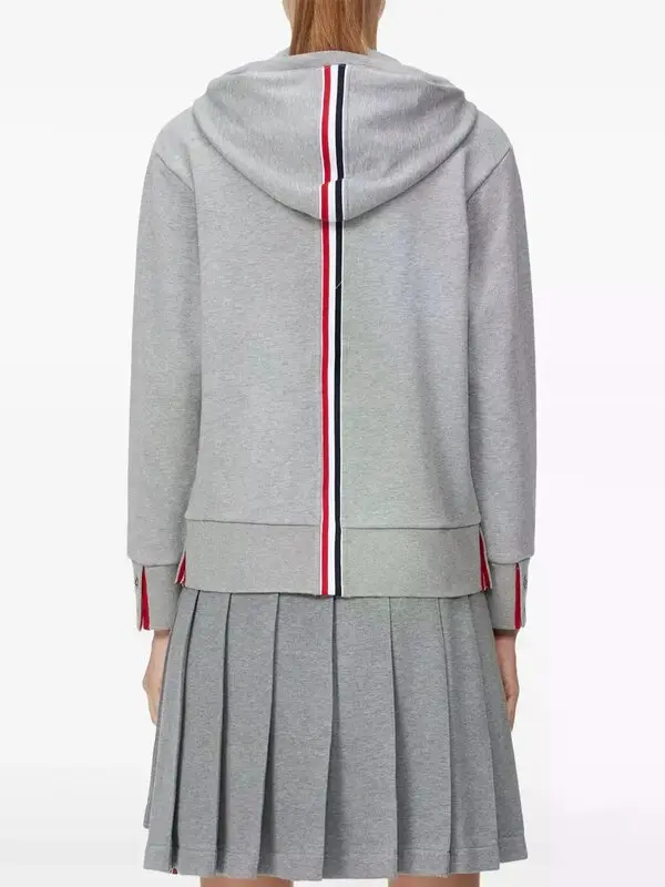 Thom Browne Rwb-stripe Cotton Hoodie