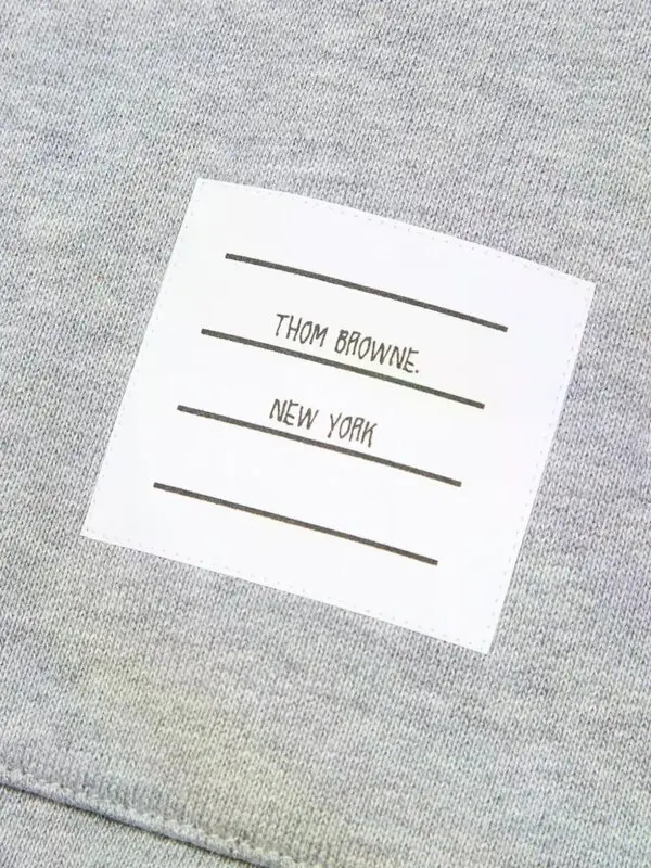 Thom Browne Rwb-stripe Cotton Hoodie