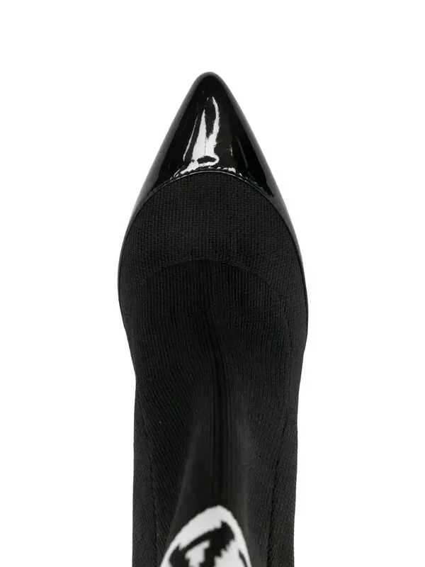 Just Cavalli Intarsia-logo Ankle Boots