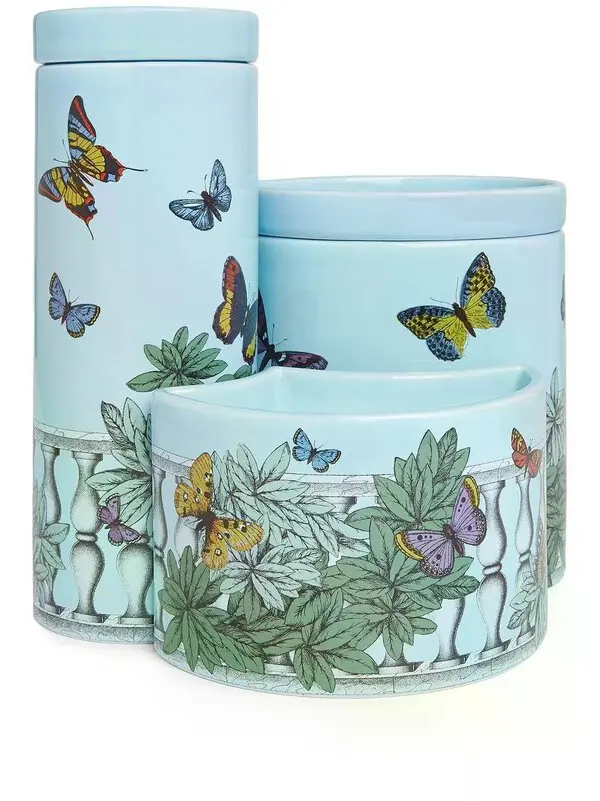 FORNASETTI Nel Mentre Scented Candles - Blue