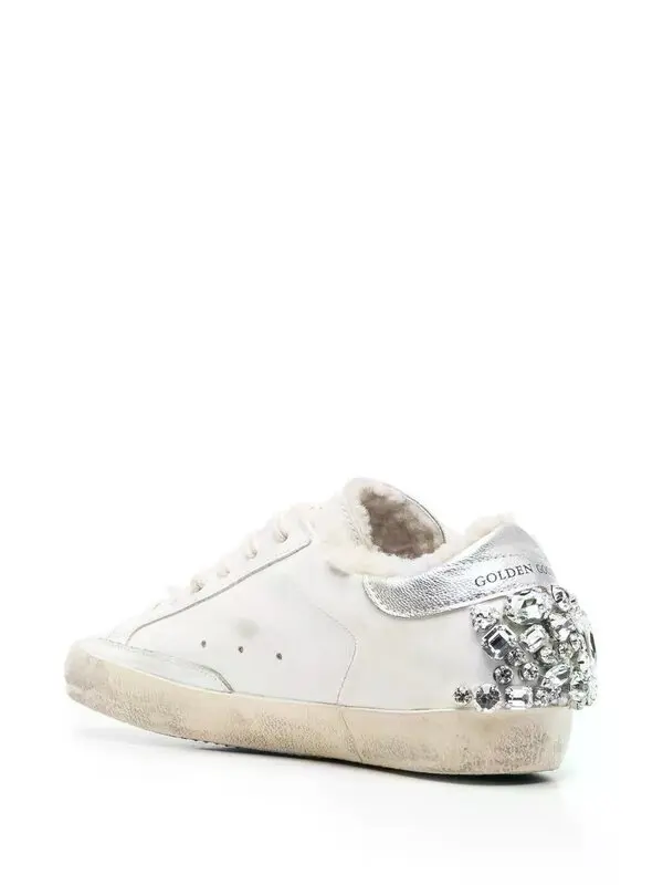 GOLDEN GOOSE Super-star Embellished Low-top Sneakers