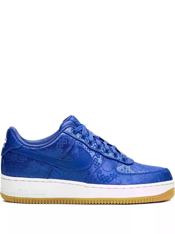 Nike X Clot Air Force 1 Prm Silk Sneakers - Blue