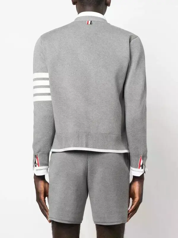 Thom Browne 4-bar Striped Cardigan