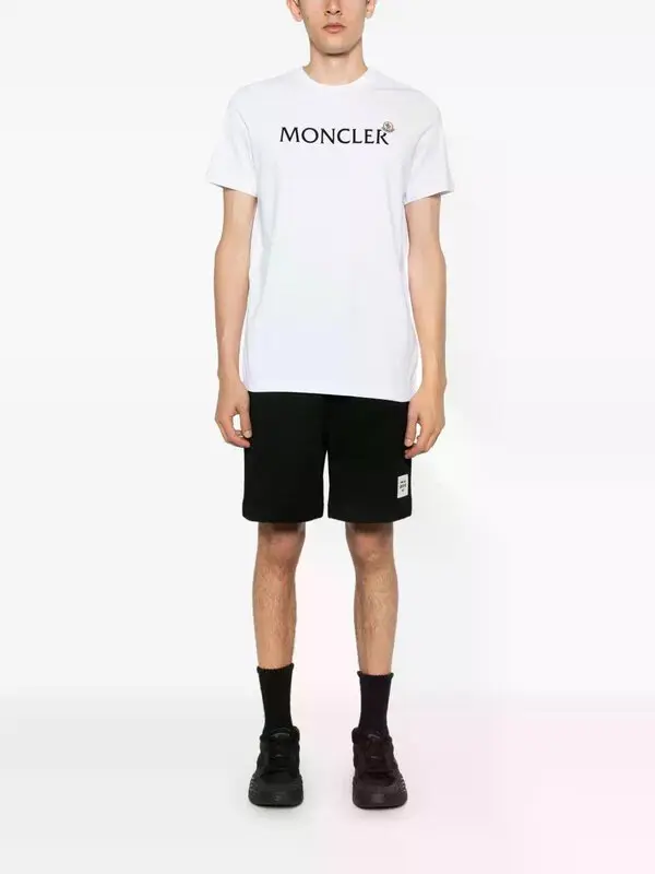 Moncler Flocked-logo Cotton T-shirt