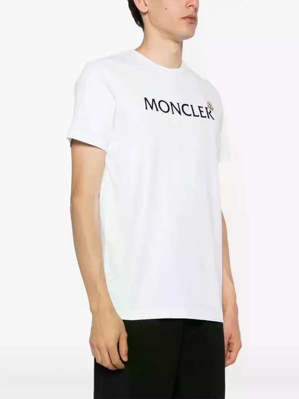 Moncler Flocked-logo Cotton T-shirt