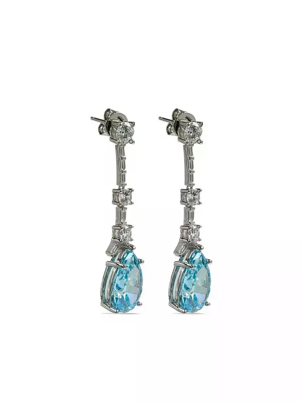 JUWELINA PARIS Aquamarine Drop Earrings