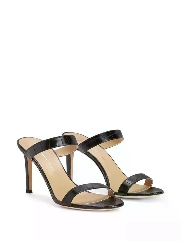 GIUSEPPE ZANOTTI 85mm Calista Sandals - Black