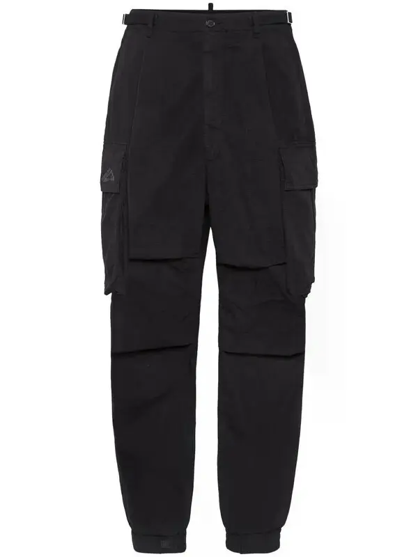 Dsquared2 Cotton Straight-leg Trousers - Black