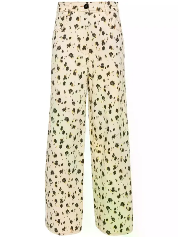 FORTE_FORTE Leopard-print Palazzo Pants