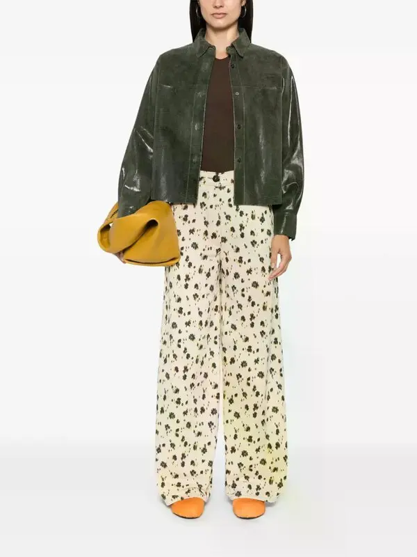 FORTE_FORTE Leopard-print Palazzo Pants