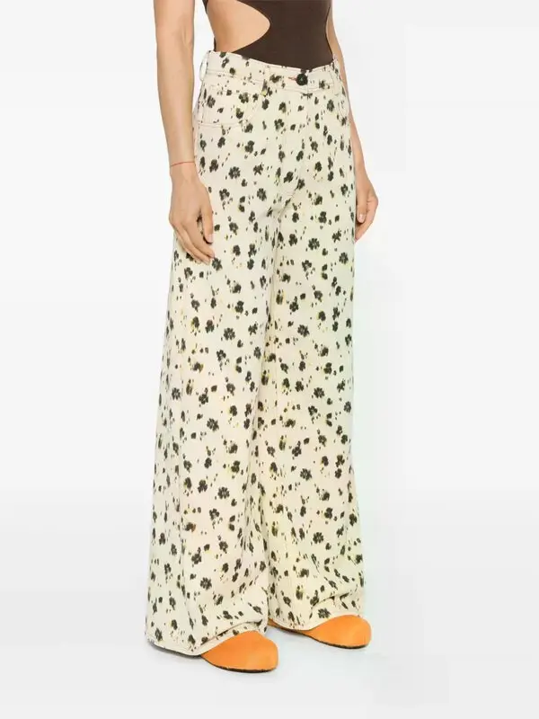 FORTE_FORTE Leopard-print Palazzo Pants