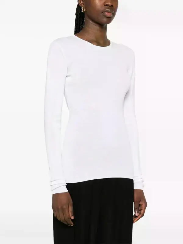 TOTEME Compact Cotton T-shirt - White