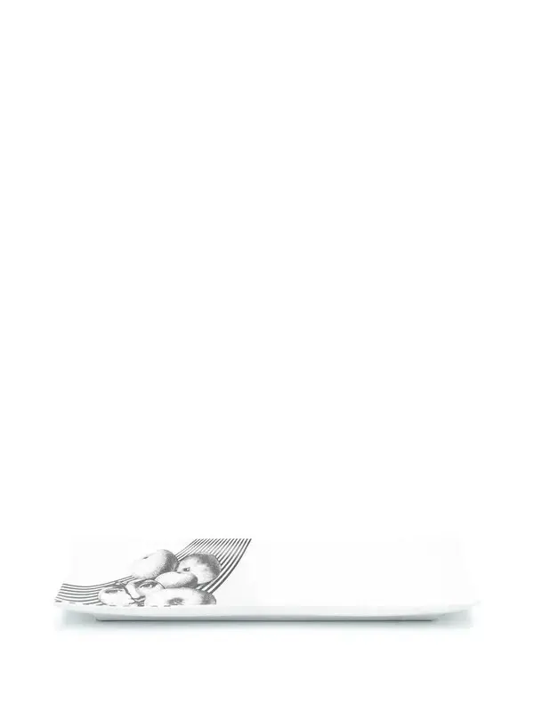 FORNASETTI Face-print Rectangular Tray