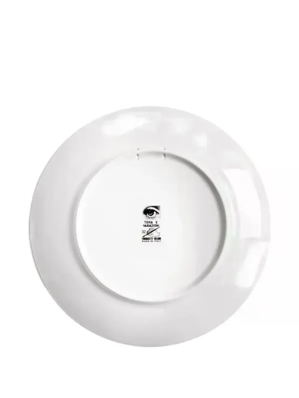 FORNASETTI Tema E Variazioni Wall Plate - Metallic