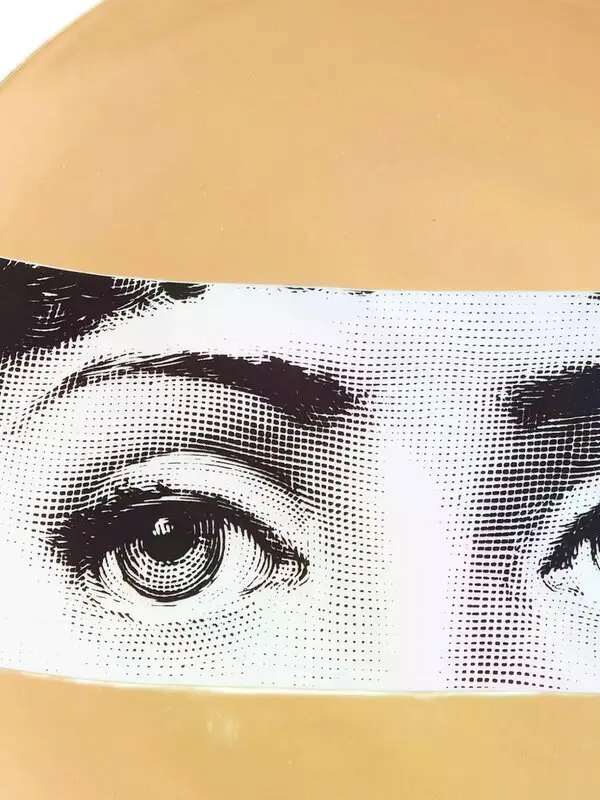 FORNASETTI Tema E Variazioni Wall Plate - Metallic