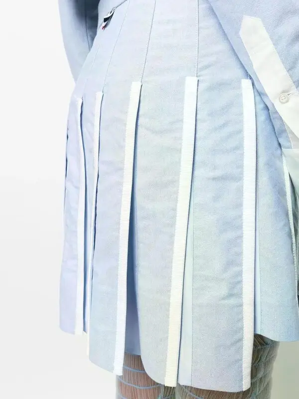Thom Browne Pleated High-waist Skirt