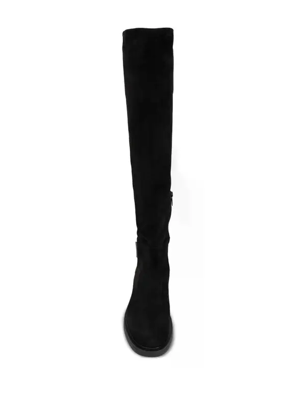GIANVITO ROSSI Lexington Leather Boots - Black