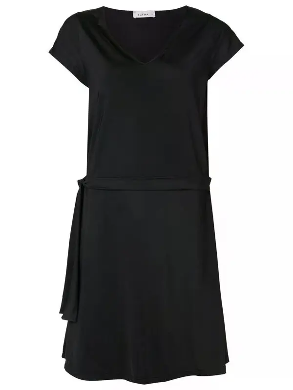 AMIR SLAMA Tied-waist Short Dress