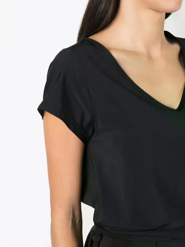 AMIR SLAMA Tied-waist Short Dress