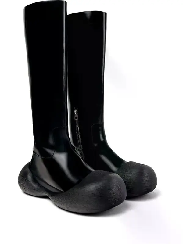 Camper Caramba Round-toe Leather Boots