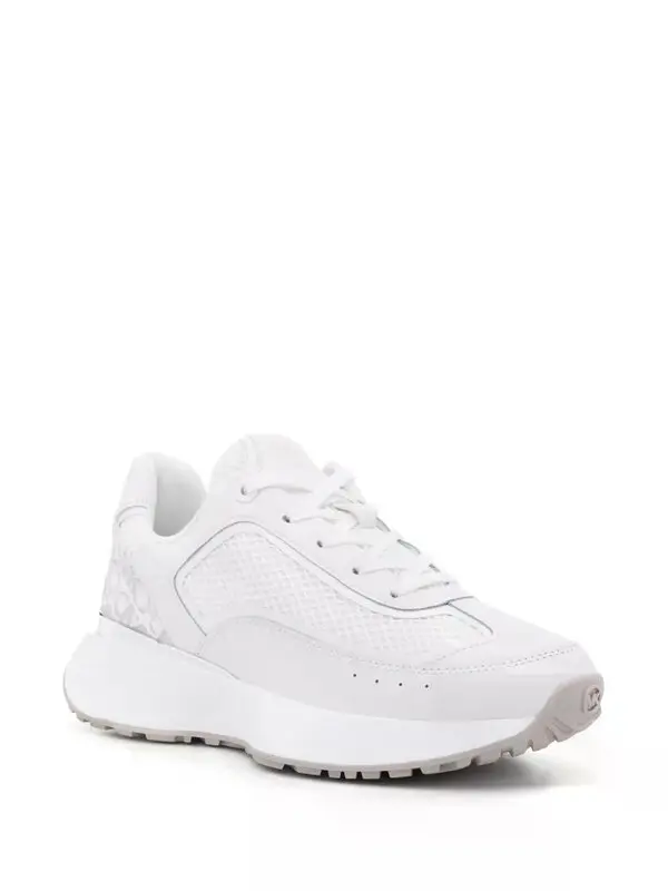 Michael Kors Monogram-panel Leather Sneakers