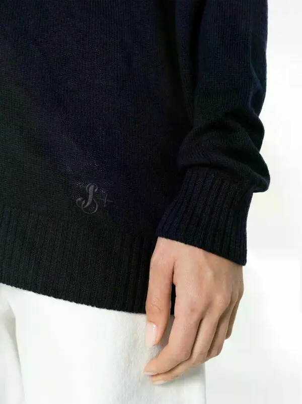 JIL SANDER V-neck Fine-knit Cardigan