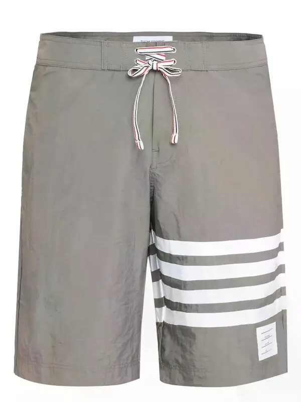Thom Browne 4-bar Swim Shorts - Grey