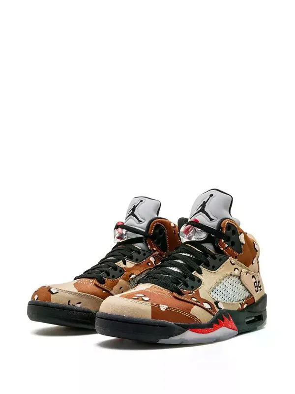 JORDAN 5 Retro Supreme Camo Sneakers