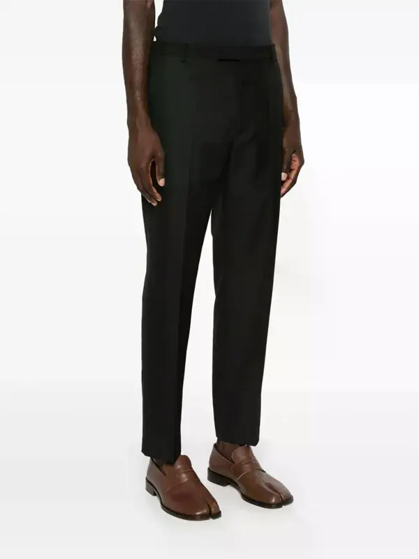 Gucci Logo-embroidered Twill Tailored Trousers