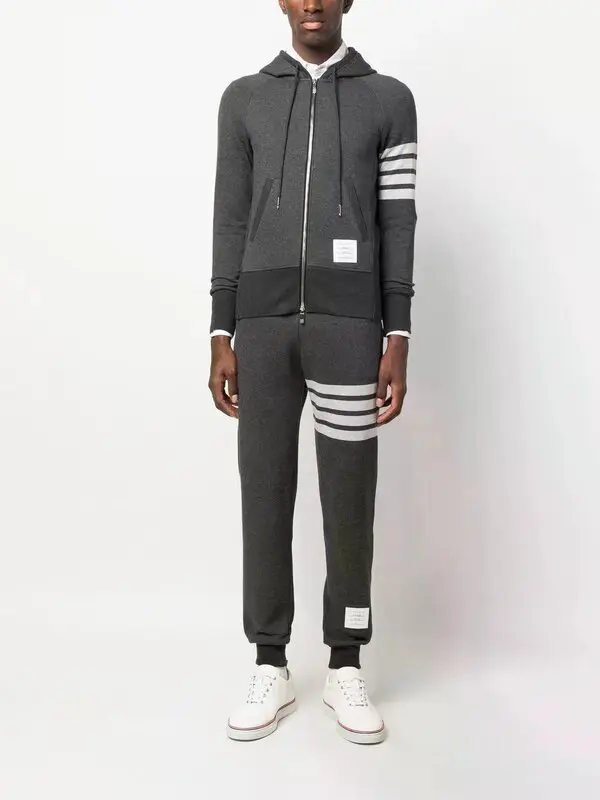 Thom Browne Signature 4-bar Stripe Track Pants - Grey