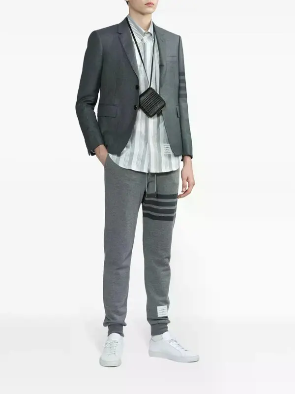 Thom Browne 4-bar Single-breasted Blazer - Grey