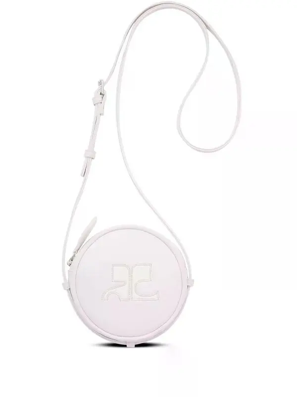 COURREGES Reedition Circle Leather Bag - Pink