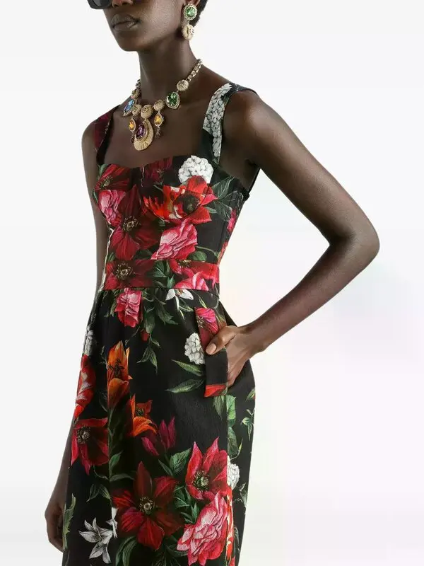 Dolce & Gabbana Floral-print Mini Dress