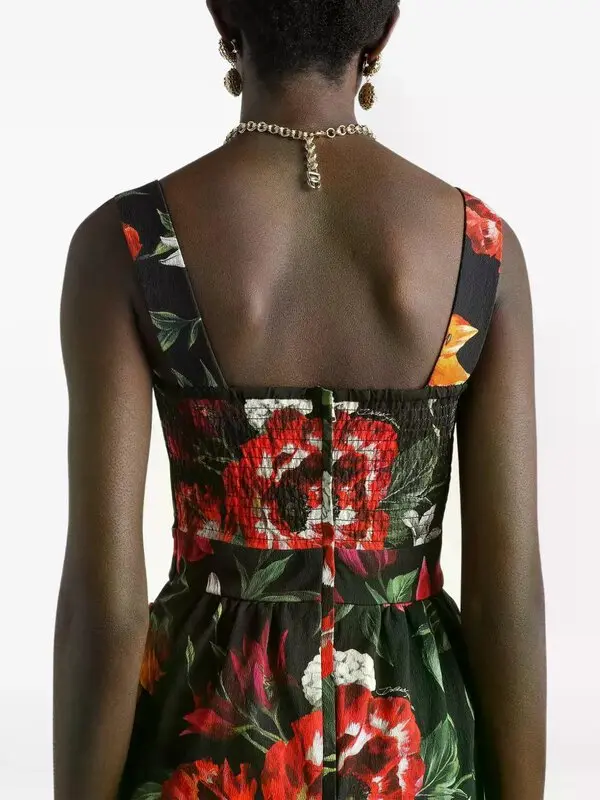 Dolce & Gabbana Floral-print Mini Dress