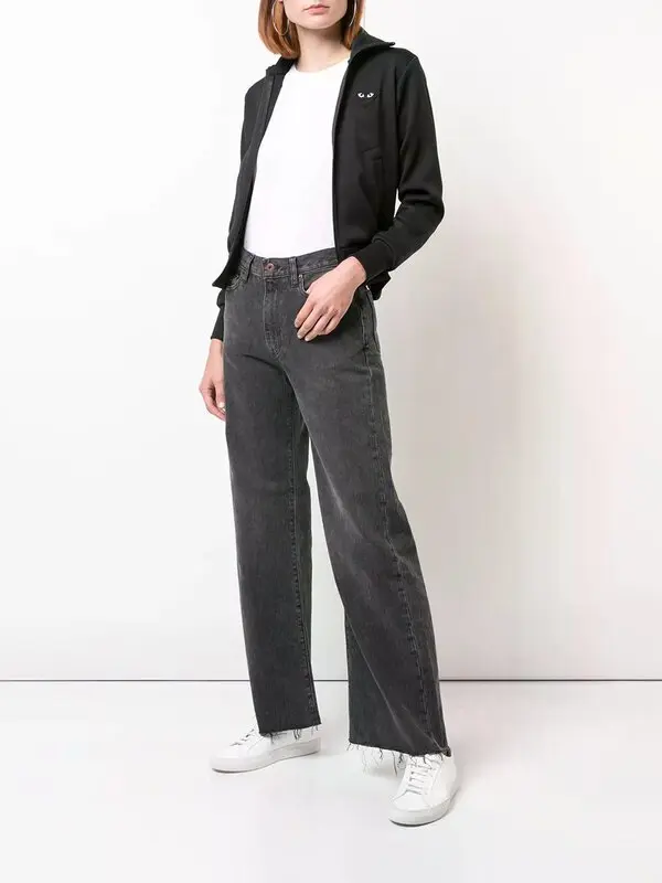 Play Comme Des Garcon Heart Logo-patch Track Jacket