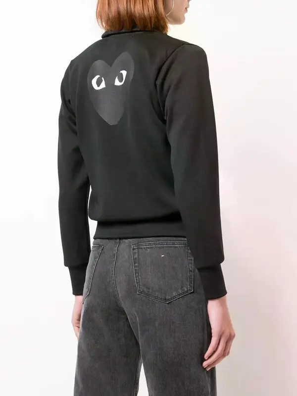 Play Comme Des Garcon Heart Logo-patch Track Jacket