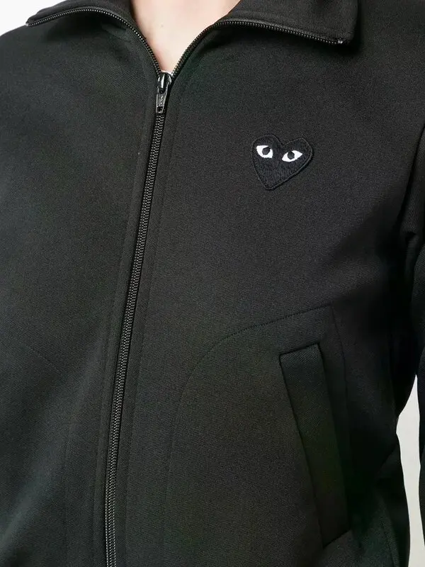 Play Comme Des Garcon Heart Logo-patch Track Jacket