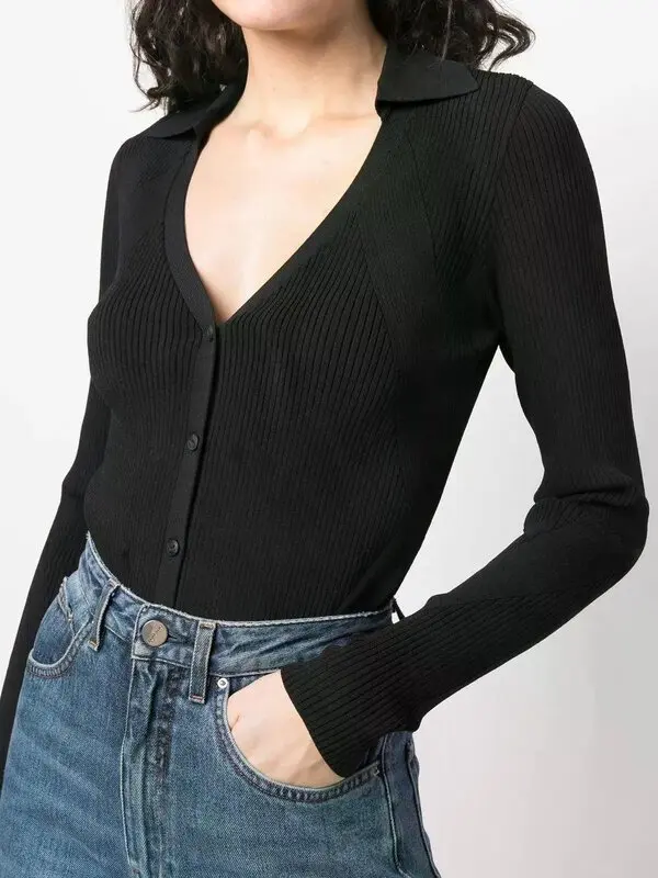 Rag & Bone Ribbed Knitted Cardigan