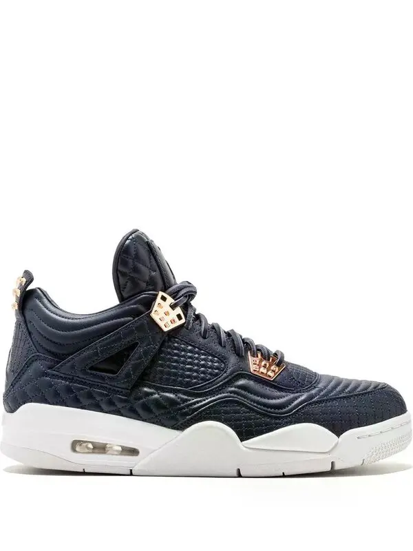 JORDAN Air 4 Retro Premium Sneakers - Black