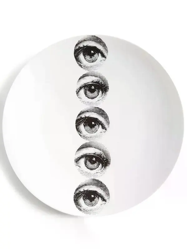 FORNASETTI Tema E Variazioni N.43 Wall Plate - White