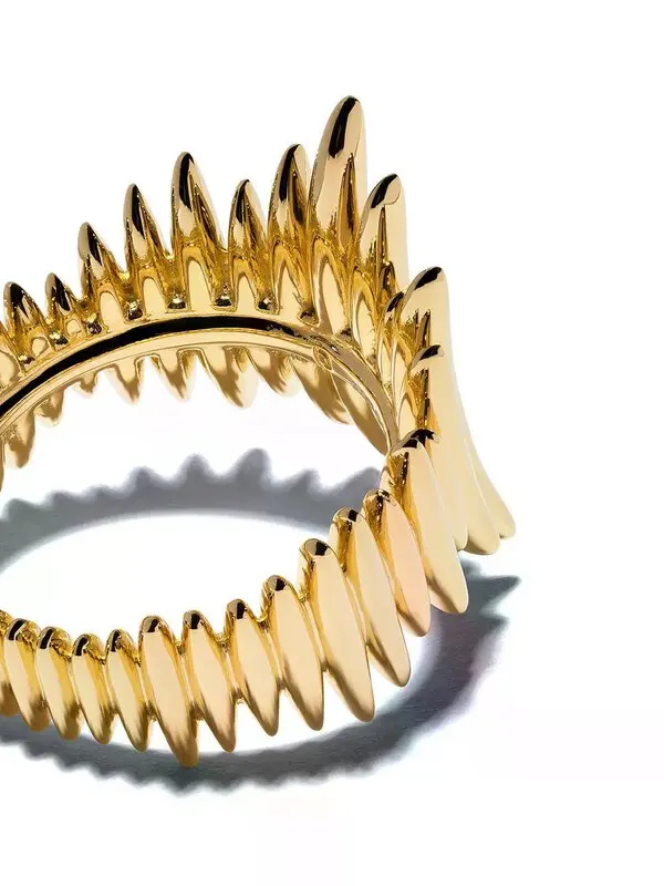 SHAUN LEANE Quill Wrap Ring In Plated Sterling Silver - Gold
