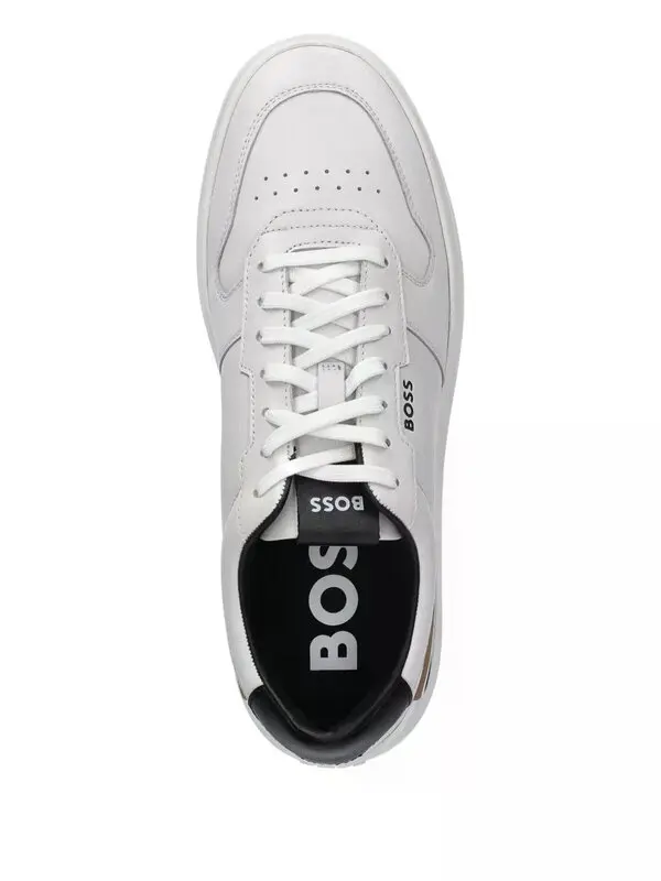 BOSS Clint Tenn Leather Sneakers