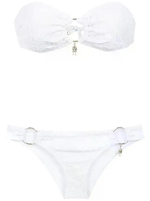 AMIR SLAMA Strapless Bikini Set - White
