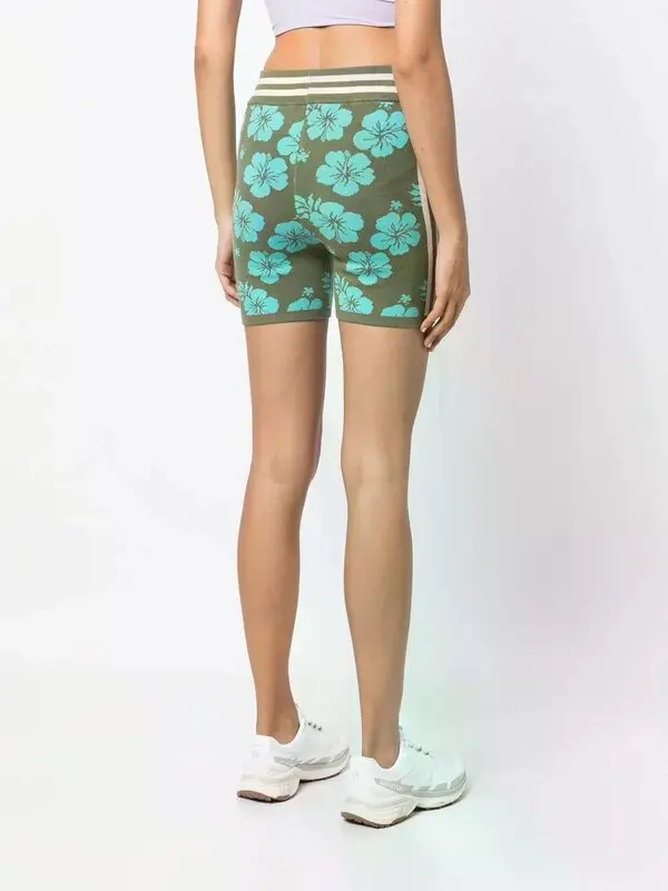 The Upside Aloha-knit Spin Shorts