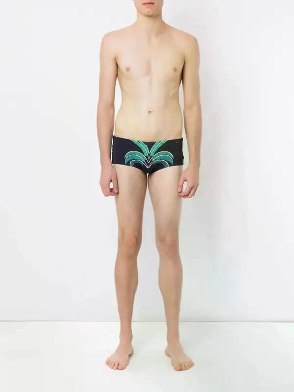 AMIR SLAMA Printed Swim Briefs