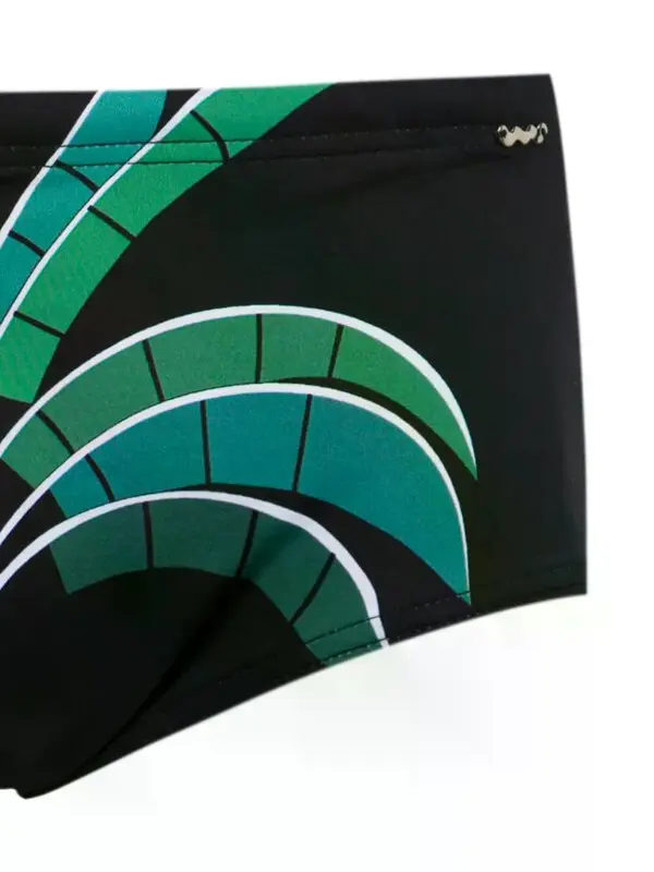 AMIR SLAMA Printed Swim Briefs