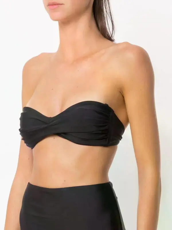 AMIR SLAMA Sleeveless Bikini Top
