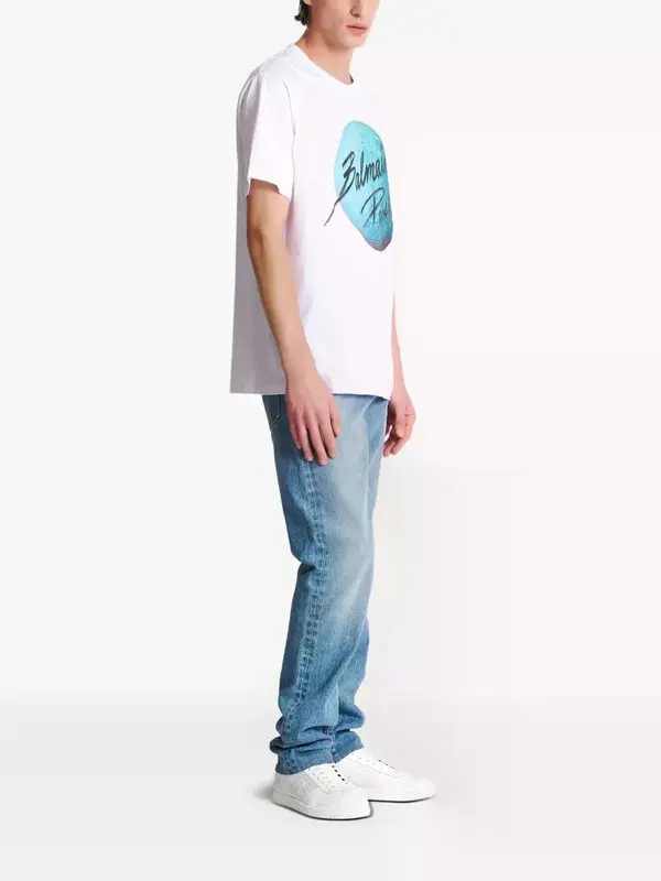 Balmain Paris & Planet T-shirt