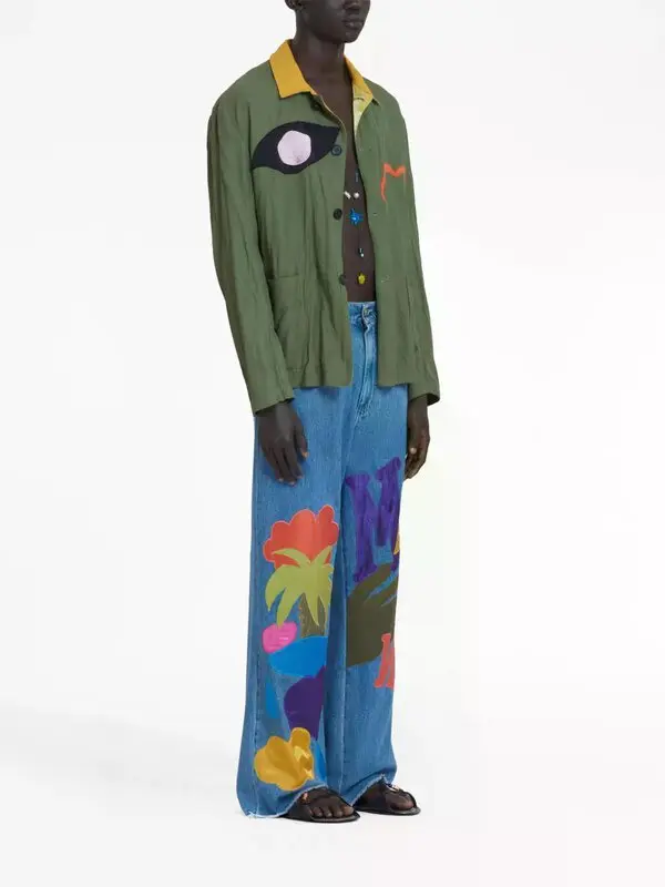 Marni Logo-patch Shirt Jacket