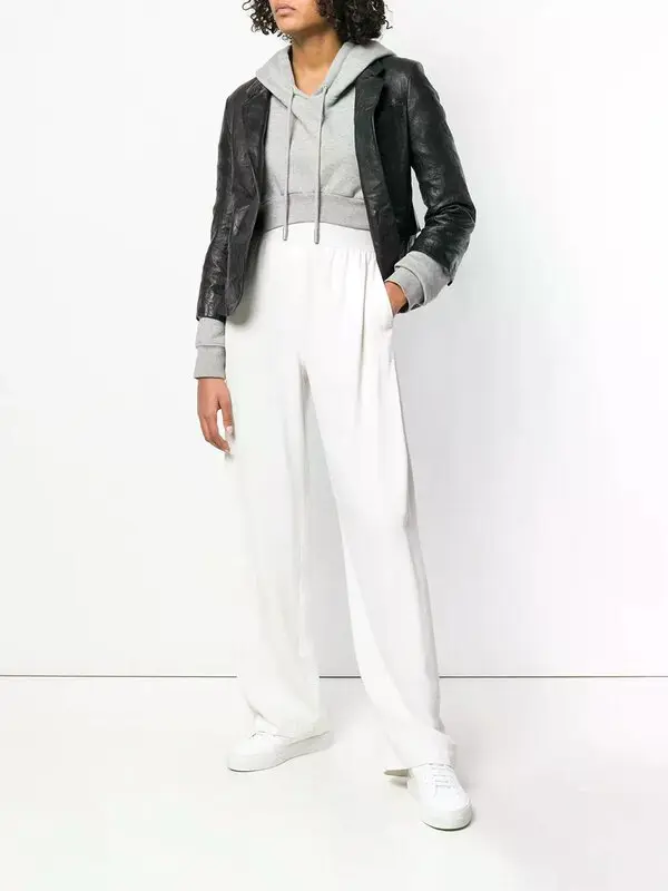 Zadig&Voltaire Creased-effect Leather Jacket - Black